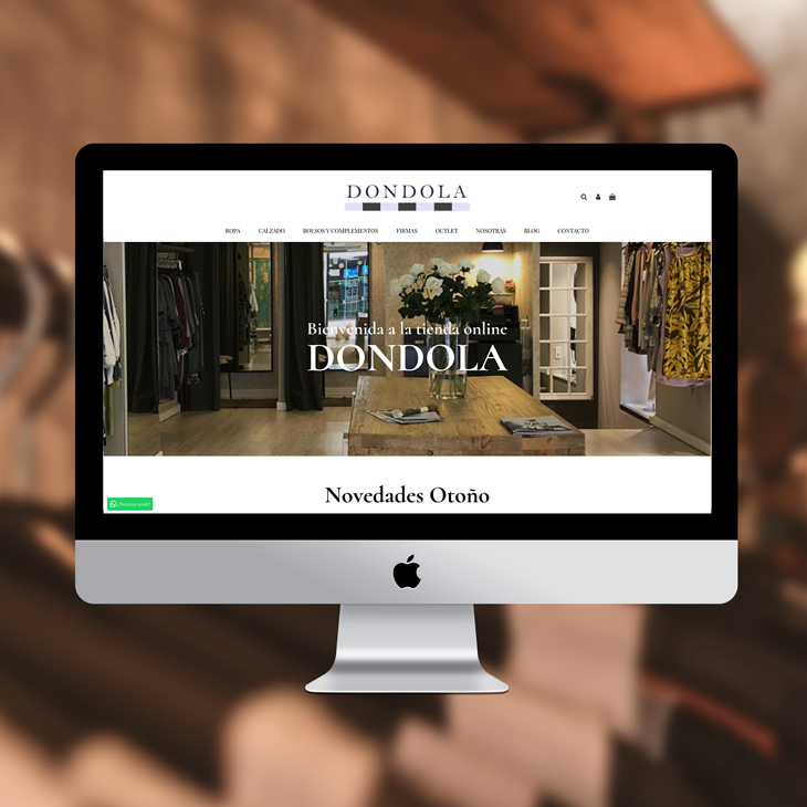 Dondola Moda - Portfolio - Diseño y Desarrollo Web Zaragoza